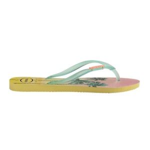 Havaianas | Shoes | Havaianas Pollen Yellow Palm Flip Flops | Poshmark